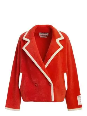 Essentiel Antwerp Double-breasted Kugar Cardigan - Red