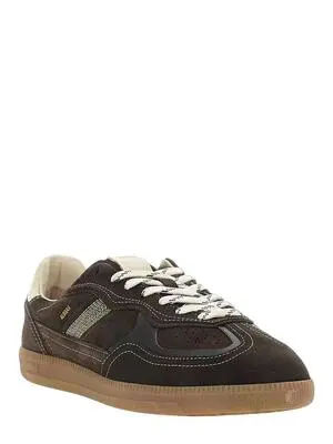 ALOHAS Paneled Lace-up Sneakers - Brown