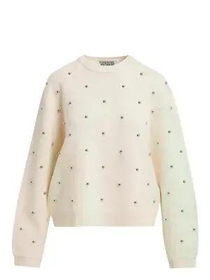 Essentiel Antwerp Klou Stud-embellished Sweater Neutrals