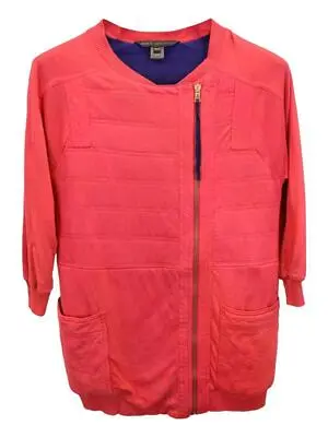 Marc Jacobs Quilted Asymmetric-zip Jacket - Red