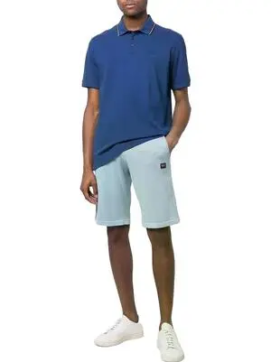 Paul & Shark Jersey Logo-patch Shorts - Blue