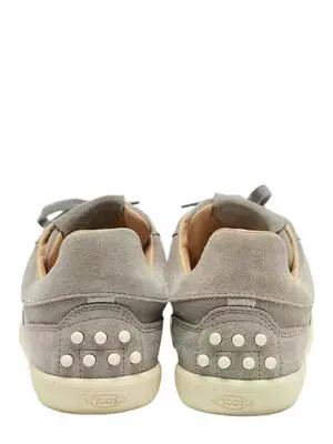 TOD'S Suede Low-top Sneakers - Grey