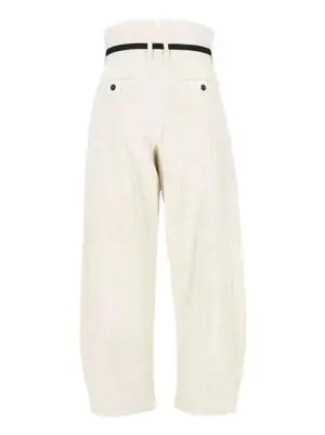 Barena Venezia Candiano Belted Corduroy Trousers - Neutrals