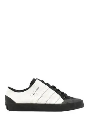 Y3 Panelled Signature Detail Sneakers - White