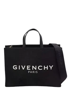 Givenchy Logo Print Tote Bag - Black
