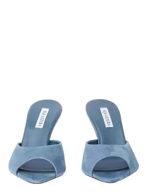 AQUAZZURA Bisous Mules 65 - Blue