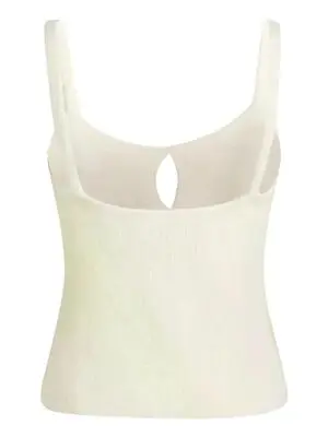 Karl Lagerfeld Fluffy Loungewear Tank Top - Neutrals