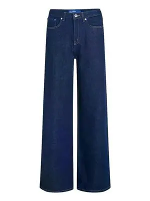 Karl Lagerfeld High-waisted Wide-leg Jeans - Blue