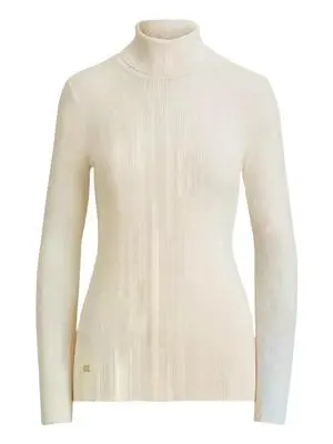 Ralph Lauren Rib-knit Turtleneck Jumper - Neutrals