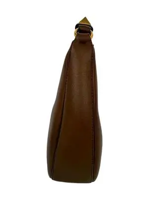 Red Valentino Stud Sign Hobo Bag - Brown