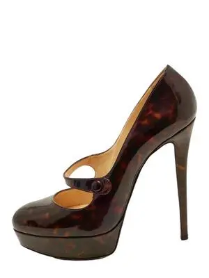 CHRISTIAN LOUBOUTIN Relika Heeled Pumps - Brown
