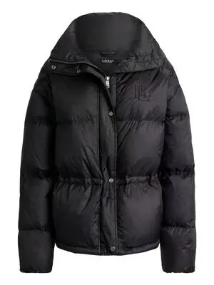 Ralph Lauren Quilted Funnel Neck Puffer Jacket - Black