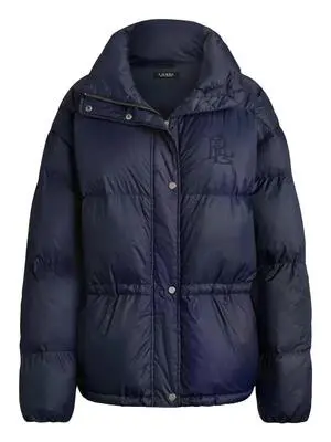 Ralph Lauren Padded Funnel Neck Coat - Blue
