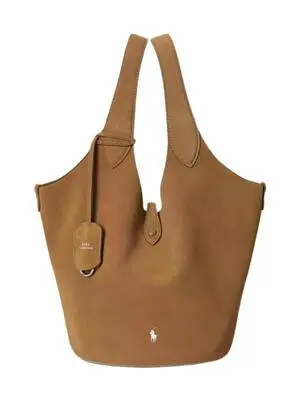 Polo Ralph Lauren Suede Tote Bag - Brown