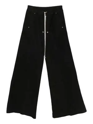 Rick Owens Drawstring Wide-leg Trousers - Black