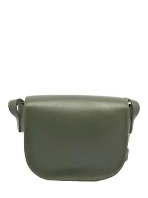 Celine 2022 Triomphe Folco Crossbody Bag - Green
