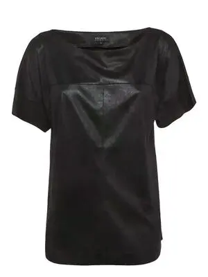 Burberry Bateau Neck Knit Top - Black