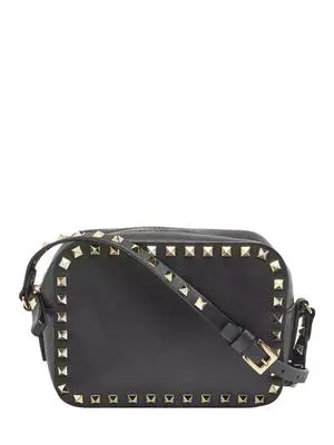 Valentino Garavani Rockstud Camera Mini Bag - Black