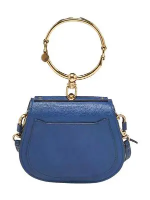 Chloé Small Nile Bracelet Shoulder Bag - Blue