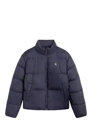 Calvin Klein Hooded Padded Jacket - Blue