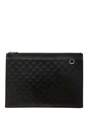 LOUIS VUITTON Damier Infini Pochette Discovery Gm Clutch Bag - Black