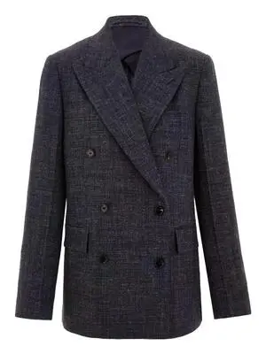 FERRAGAMO Double Breasted Blazer - Blue