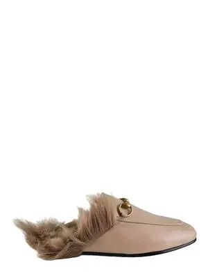 Gucci Princetown Horsebit Mules - Neutrals