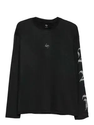 REPRESENT 247 Graphic-print Long-sleeved T-shirt - Black