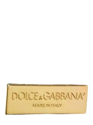 D&G PREOWNED Dolce & Gabbana Sicily Leather Tote Bag - Black