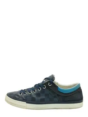 LOUIS VUITTON Twister Damier Canvas Low-top Sneakers - Blue