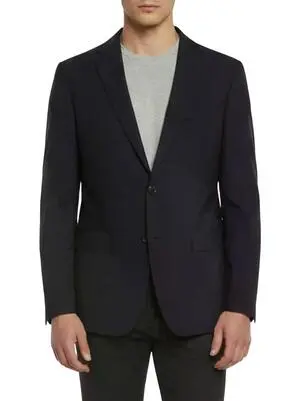 LOUIS VUITTON Single-breasted Notch-lapel Blazer - Blue