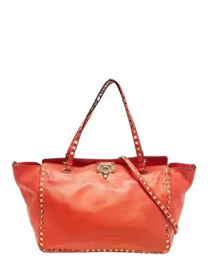 Valentino Garavani Medium Rockstud Tote Bag - Red