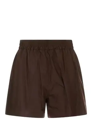 P.a.r.o.s.h Cannes Drawstring-waist Shorts - Brown