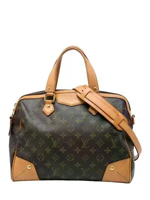 LOUIS VUITTON Monogram Retiro Pm Satchel - Brown