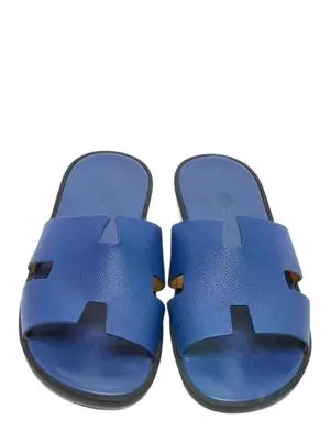 Hermès Izmir H Cutout Sandals - Blue