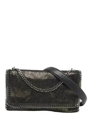 Stella McCartney Falabella Chain-Trim Cross Body Bag Black