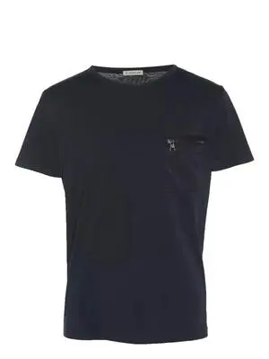 Moncler Zip-pocket T-shirt - Blue
