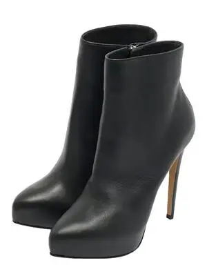 LE SILLA Pointed-toe Platform Stiletto Ankle Boots - Black