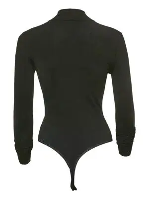 Alaïa High-neck Knit Bodysuit - Black