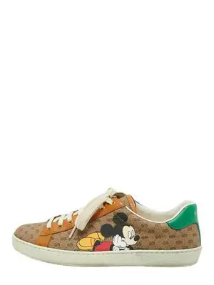 Gucci X Disney Ace Mickey Mouse Sneakers - Brown