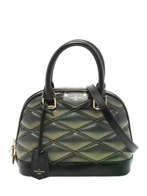 LOUIS VUITTON Malletage Alma Bb Handbag - Black