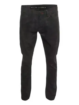Ralph Lauren Camouflage Print Slim-fit Jeans - Black