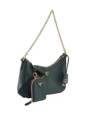 Prada Prada Re-Edition 2005 Saffiano Leather Shoulder Bag Green