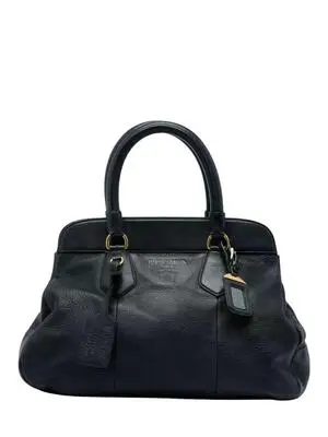 Prada 2010-2026 Vitello Daino Handbag - Black