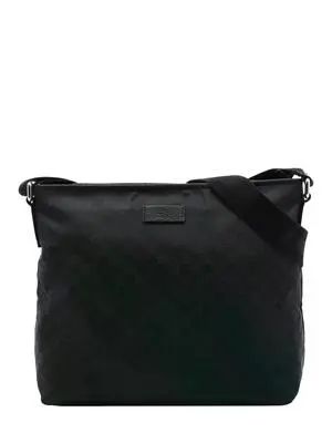 Gucci Gg Nylon Crossbody Bag - Black