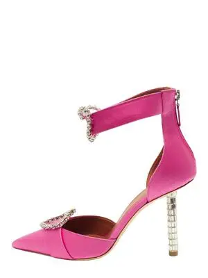 MALONE SOULIERS Camille Heart-buckle Pumps - Pink