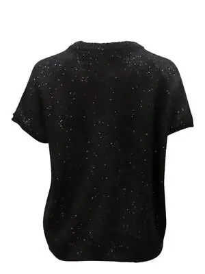 ATM Anthony Thomas Melillo Sequin-embellished Knitted Sweater - Black