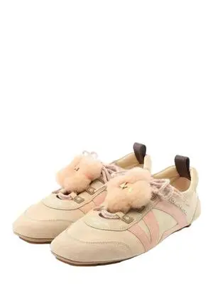 LOUIS VUITTON Suede Low-top Sneakers - Neutrals
