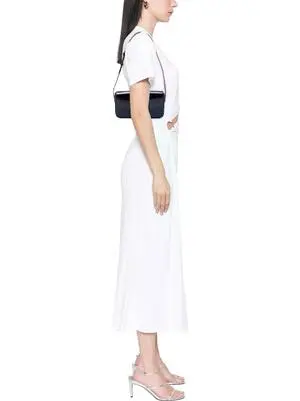 Celine 2022 Shiny Calfskin Triomphe Claude Shoulder Bag - Black
