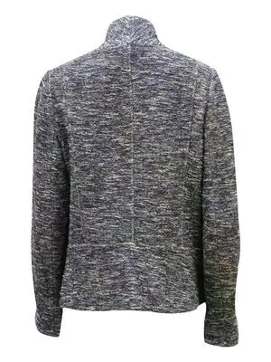 Vince Textured Drape Jacket - Blue